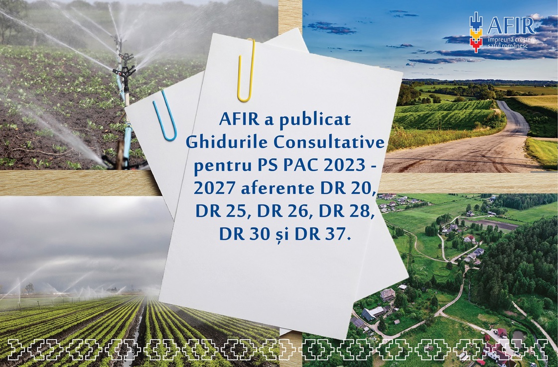 AFIR lansează în consultare publică primele Ghiduri ale solicitantului aferente PS PAC 2023 ...